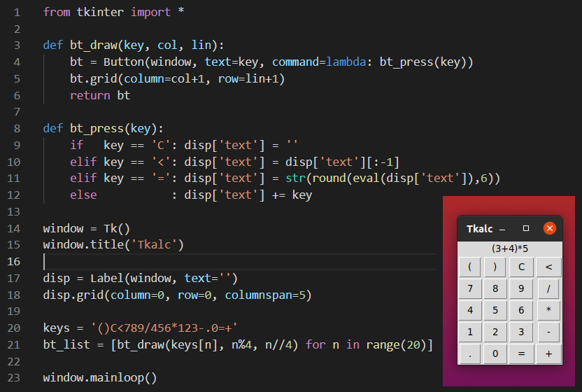 Ut dok F tyk sbot Arch v Calculadora Python 3 Sziluett Kever Keresked 